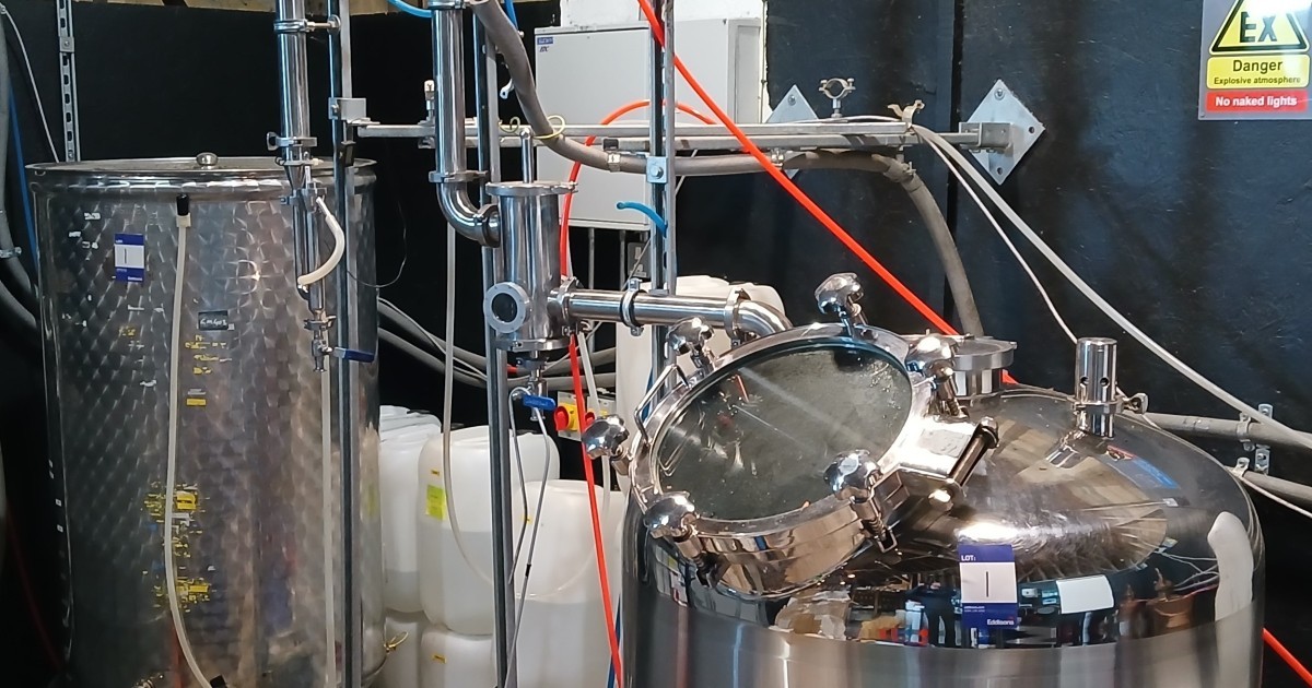 The Remaining Assets of a Gin Distillery to include Distillery Line ...