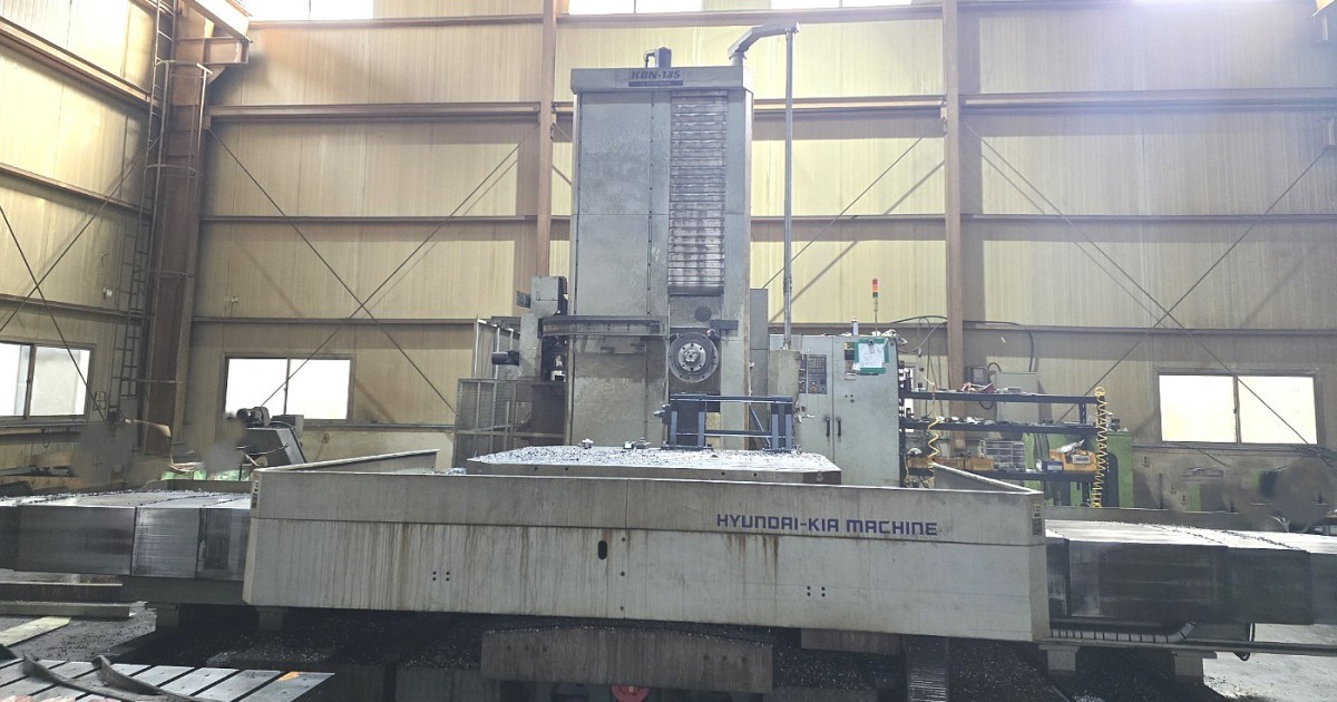 Hyundai Wia KBN-135CL CNC Table Type Boring Machine, Year 2011 ...