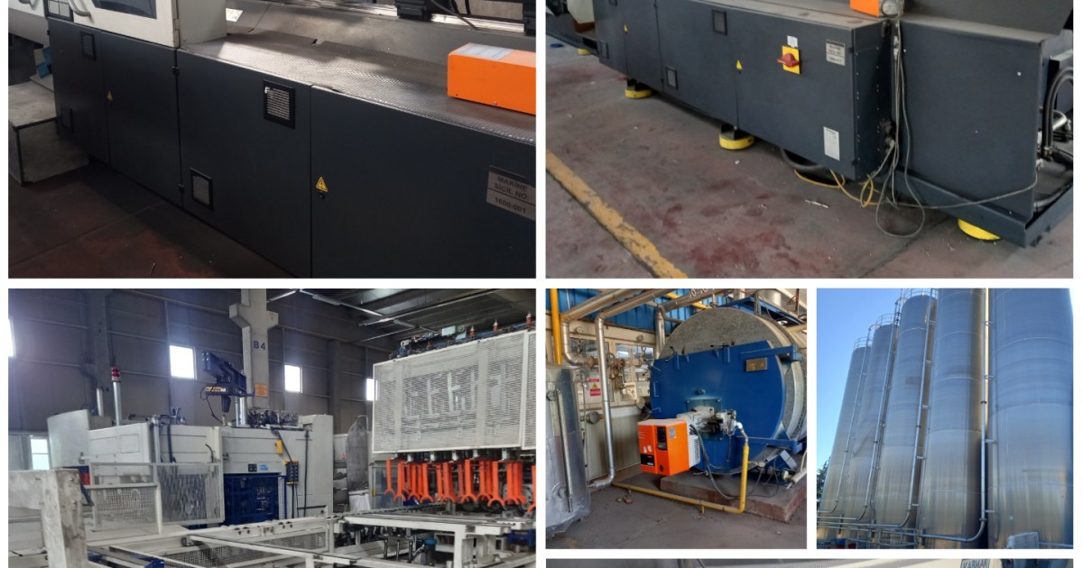 A Modern High Volume Plastic Extrusion Plant Producing Drainage Pipe ...