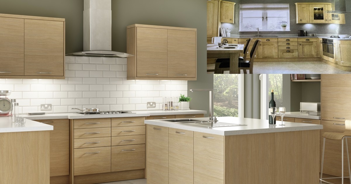 End of range Kitchen Panels and Flat pack kitchen unit sets to suit ...