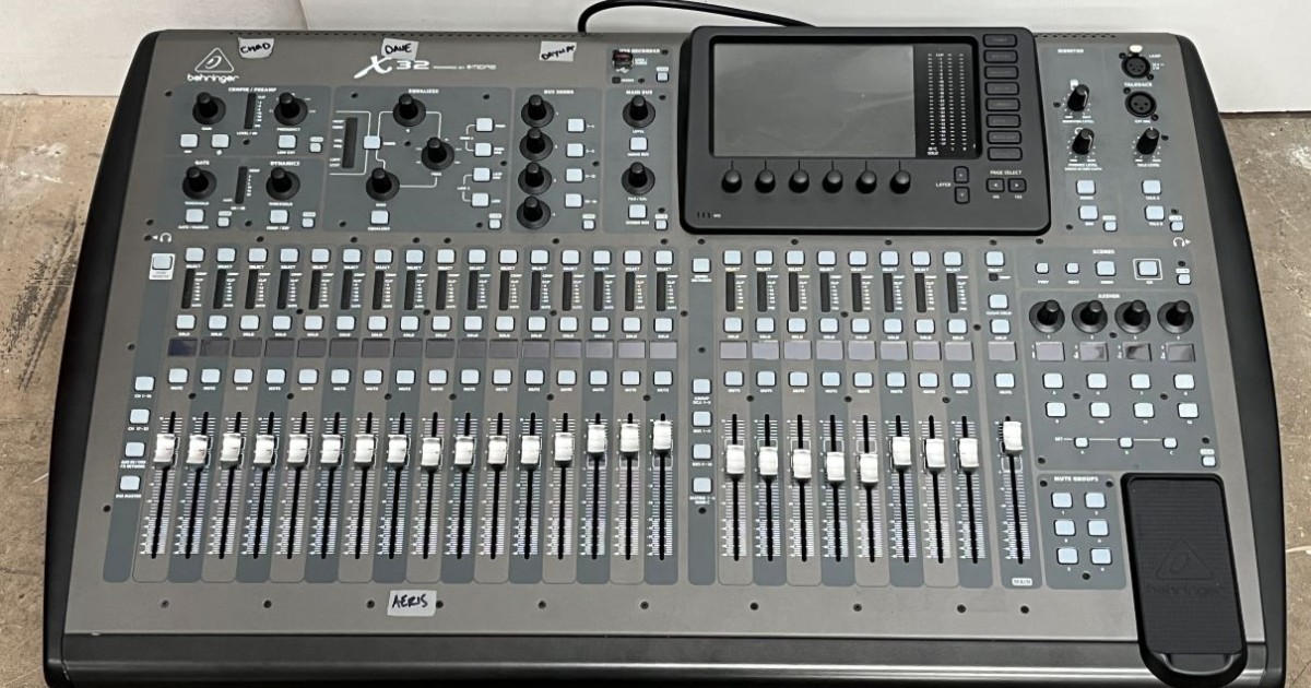 Behringer X32 Channel Digital Mixing Desk, X32 Channel Digital Mixing ...